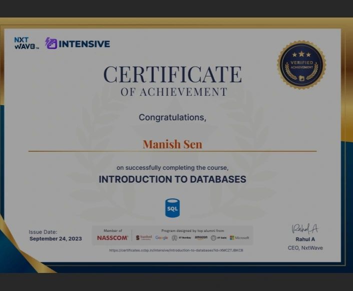Manish Sen on LinkedIn: #nxtwave #sqldatabase #nxtwave #nxtwave # ... Manish Sen on LinkedIn: #nxtwave #sqldatabase #nxtwave #nxtwave # ...