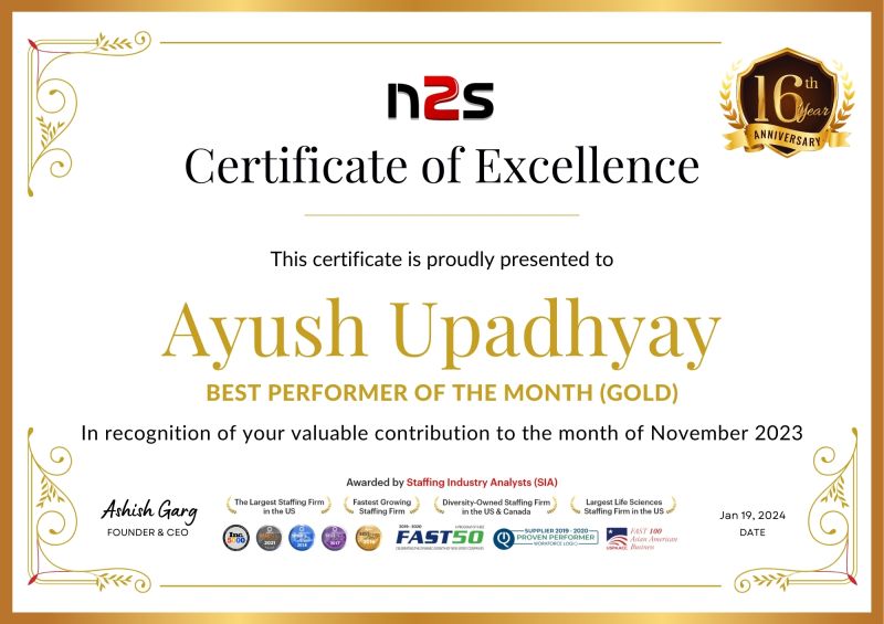 Ayush Upadhyay on LinkedIn: I am thrilled to share that I have been ... Ayush Upadhyay on LinkedIn: I am thrilled to share that I have been ...