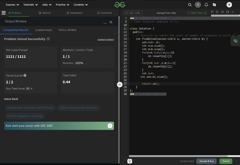 VADLANI BHAVYA on LinkedIn: #codingstreak2024 #day9 #unionofarrays # ... VADLANI BHAVYA on LinkedIn: #codingstreak2024 #day9 #unionofarrays # ...