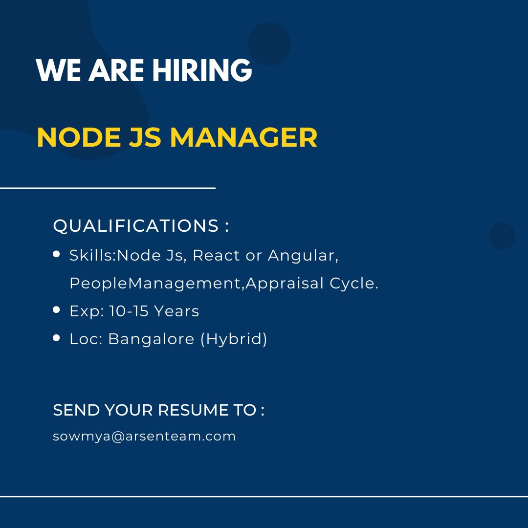 Sowmya Sree Kondu on LinkedIn: #hiring #productbased #bangalore # ... Sowmya Sree Kondu on LinkedIn: #hiring #productbased #bangalore # ...