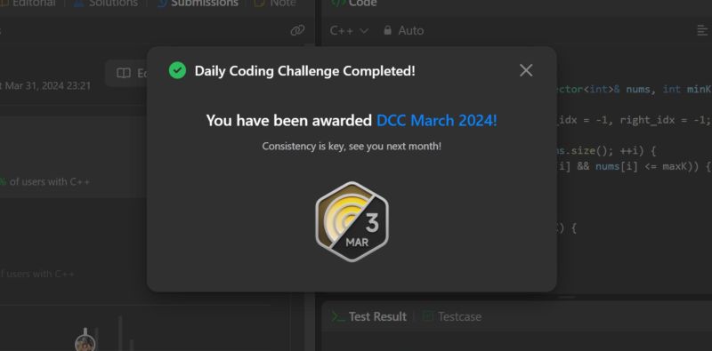 Pratibha K on LinkedIn: #leetcode #codingchallenge #badgeunlocked Pratibha K on LinkedIn: #leetcode #codingchallenge #badgeunlocked