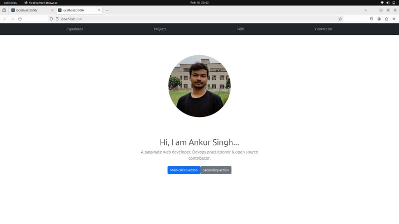 Ankur Singh on LinkedIn: #webdevelopment #reactjs #portfolio Ankur Singh on LinkedIn: #webdevelopment #reactjs #portfolio