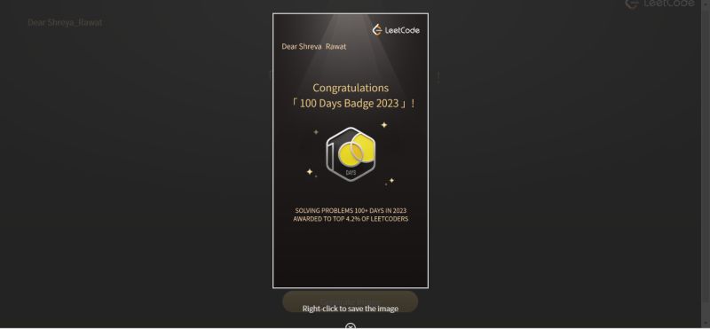 Celebrating 100+ days of learning and problem solving on #leetcode ... Celebrating 100+ days of learning and problem solving on #leetcode ...