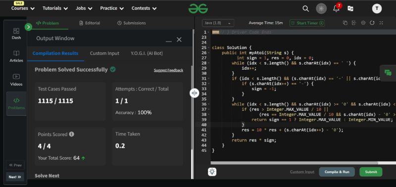 THARUNI SRI SAI BALUKURI on LinkedIn: #geekstreak2024 #gfg160 #coding # ... THARUNI SRI SAI BALUKURI on LinkedIn: #geekstreak2024 #gfg160 #coding # ...