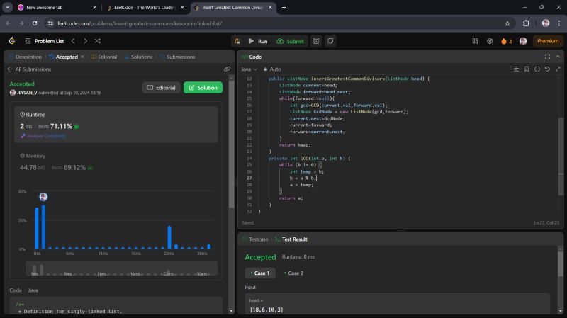 Resolved medium level problem in LeetCode | JEYSAN .V posted on the ... Resolved medium level problem in LeetCode | JEYSAN .V posted on the ...