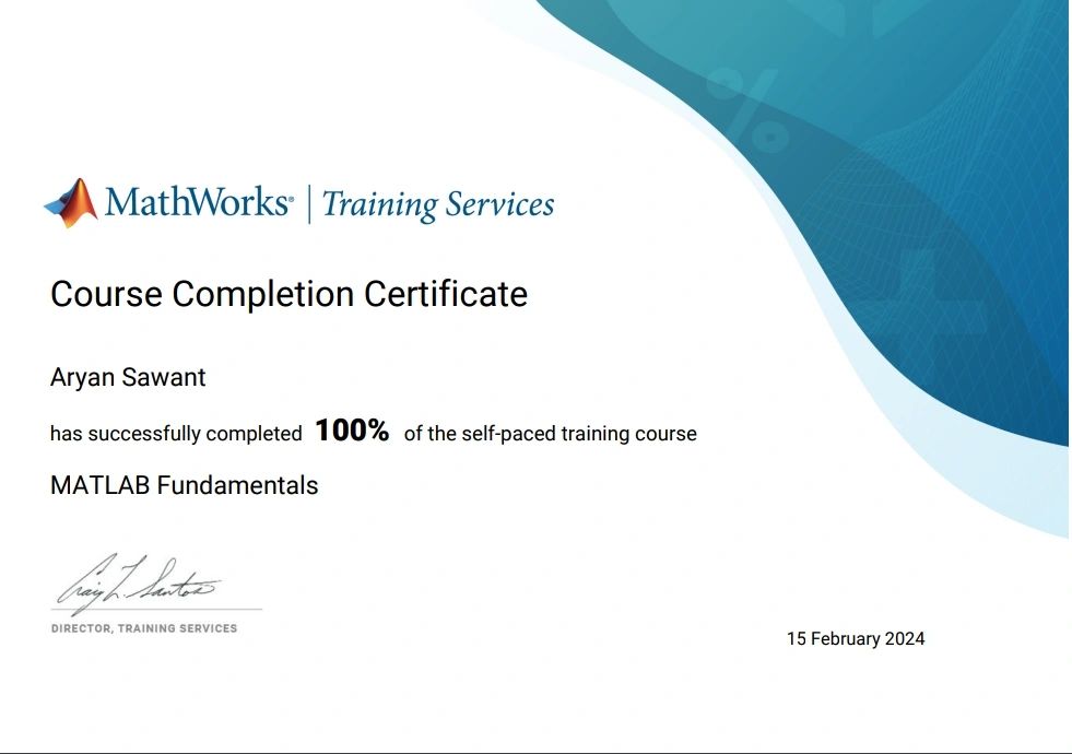 Aryan Sawant on LinkedIn: #matlab #mathworks #engineering #programming ... Aryan Sawant on LinkedIn: #matlab #mathworks #engineering #programming ...