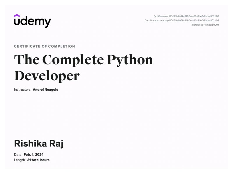 Rishika Raj on LinkedIn: #udemy Rishika Raj on LinkedIn: #udemy