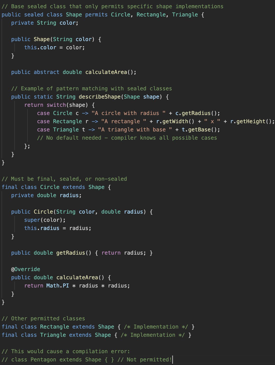 #java17 #sealedclasses #javaprogramming #modernjava # ... #java17 #sealedclasses #javaprogramming #modernjava # ...