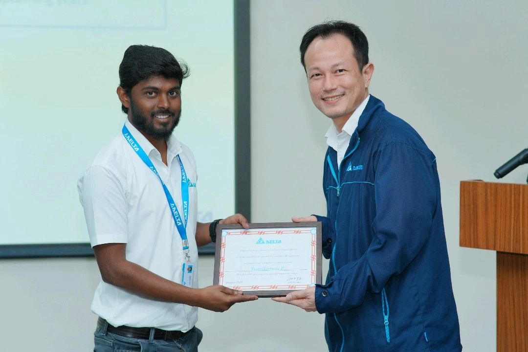 ## long service award Delta Electronics India | Tamilarasu P ## long service award Delta Electronics India | Tamilarasu P
