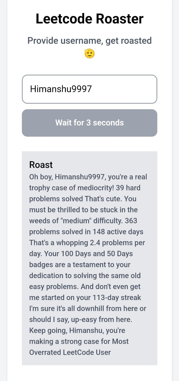 Himanshu Chaurasiya on LinkedIn: #leetcode #dsa #roasting #leetcode2024 ... Himanshu Chaurasiya on LinkedIn: #leetcode #dsa #roasting #leetcode2024 ...