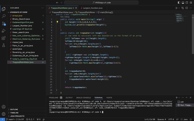 PRANAV RAYAPROLU on LinkedIn: #100daysofcode #datastructures # ... PRANAV RAYAPROLU on LinkedIn: #100daysofcode #datastructures # ...
