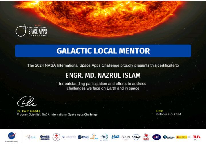 Engr. Md. Nazrul Islam on LinkedIn: #nasa #nasaspaceappschallenge # ... Engr. Md. Nazrul Islam on LinkedIn: #nasa #nasaspaceappschallenge # ...