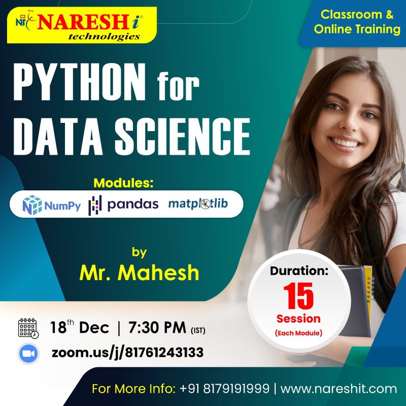 Naresh i Technologies on LinkedIn: #python #programming #coding # ... Naresh i Technologies on LinkedIn: #python #programming #coding # ...