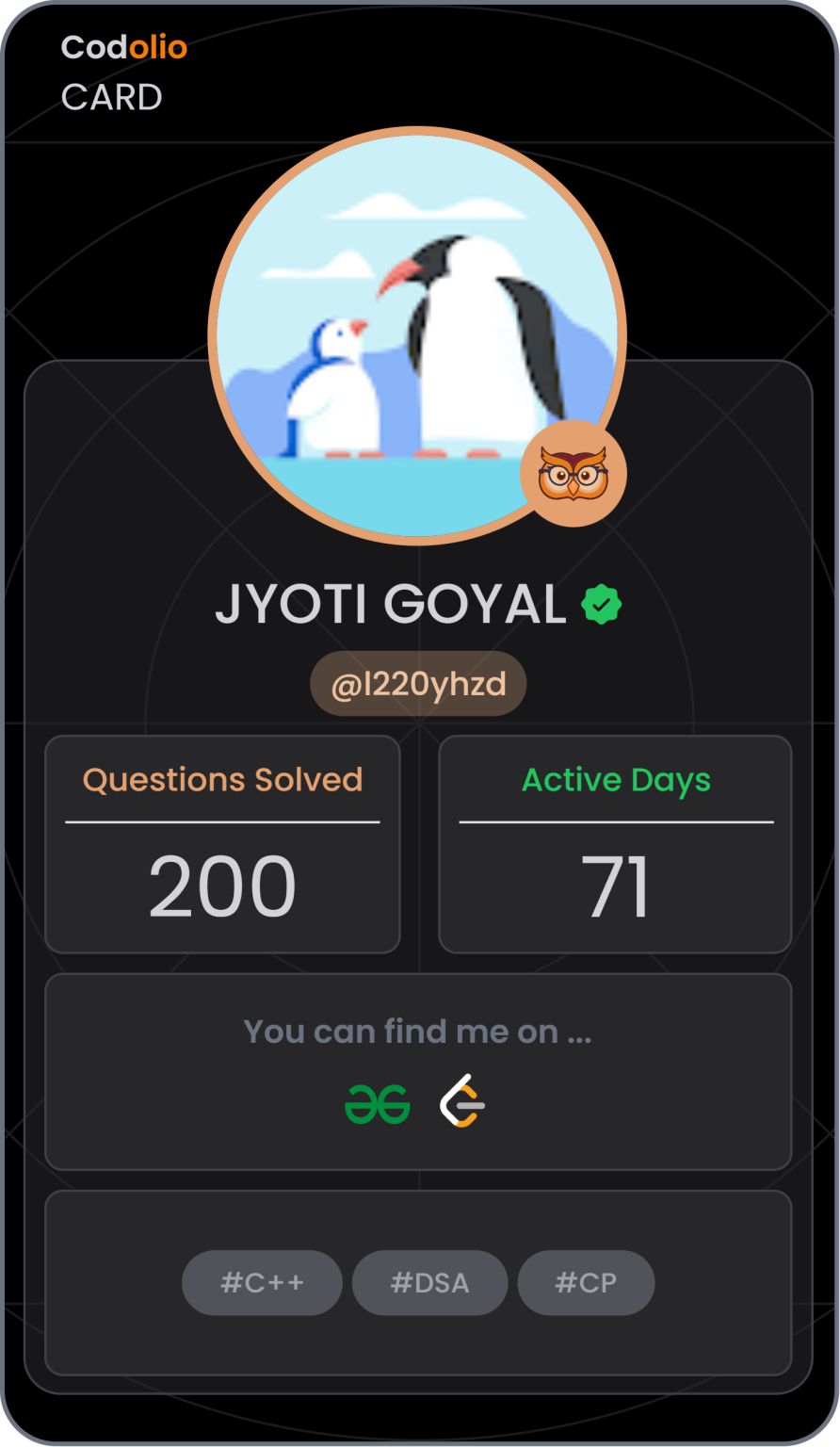 Jyoti Goel on LinkedIn: #codingjourney #dsa #6companies30days #leetcode ... Jyoti Goel on LinkedIn: #codingjourney #dsa #6companies30days #leetcode ...