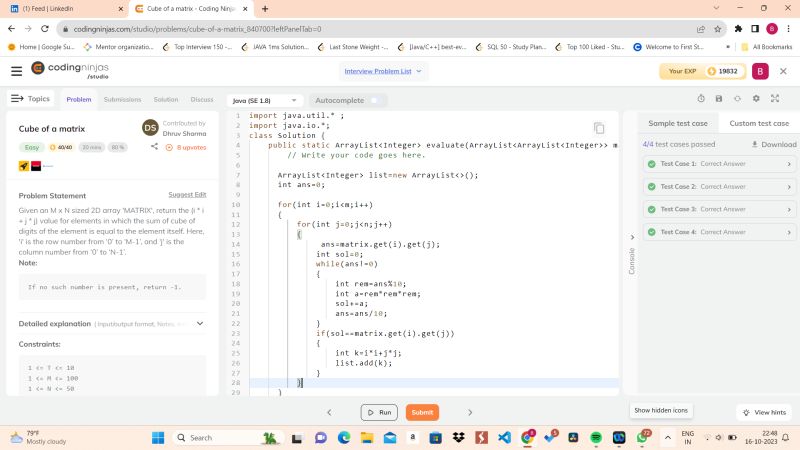 Day 2 of #100DaysOfCode challenge with Coding Ninjas | Bairavi R posted ... Day 2 of #100DaysOfCode challenge with Coding Ninjas | Bairavi R posted ...