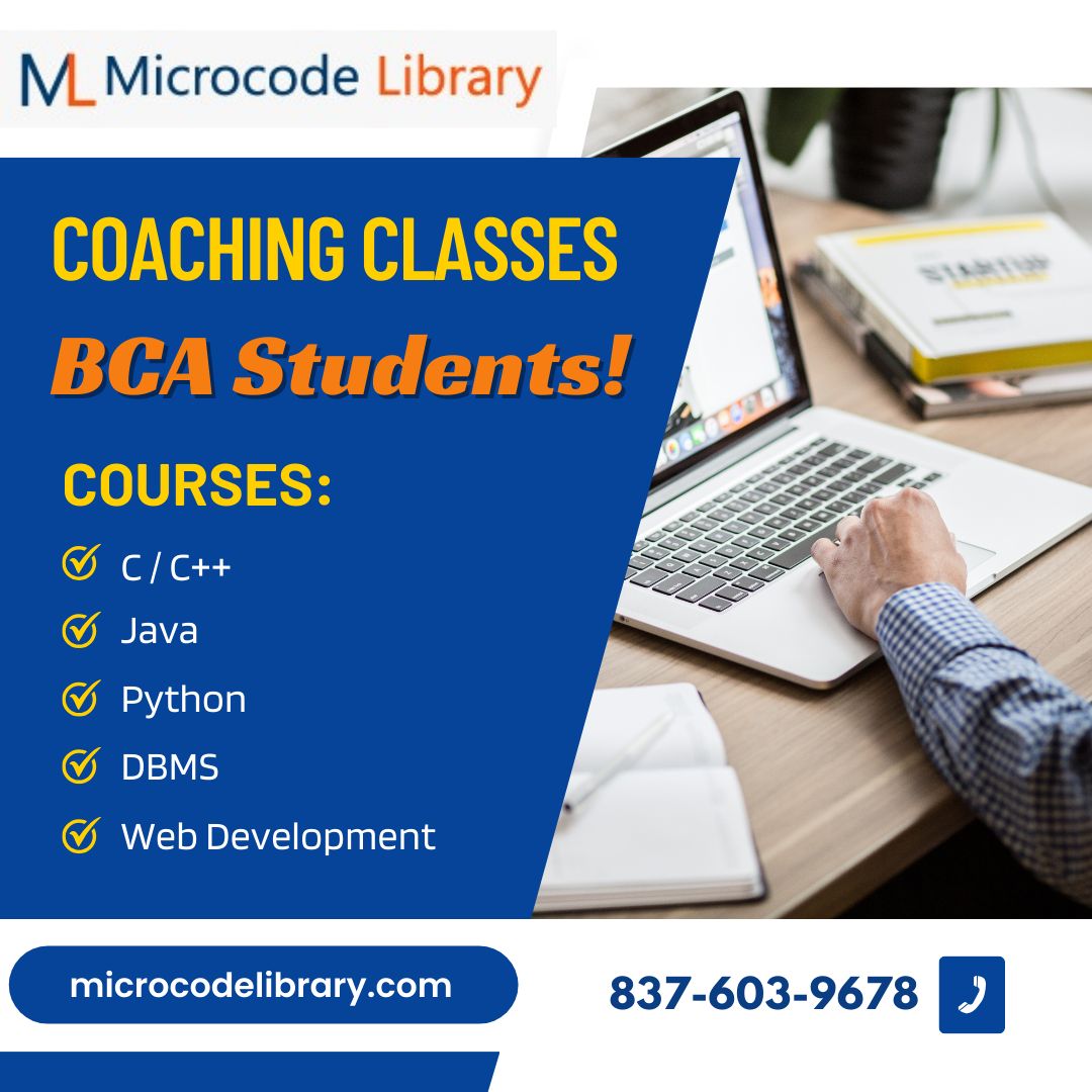 Boost your BCA program with our coaching | Microcode Library posted on ... Boost your BCA program with our coaching | Microcode Library posted on ...