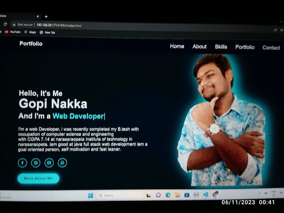 Gopi Nakka on LinkedIn: #portfoliowebsite #html #css #javascript #github Gopi Nakka on LinkedIn: #portfoliowebsite #html #css #javascript #github