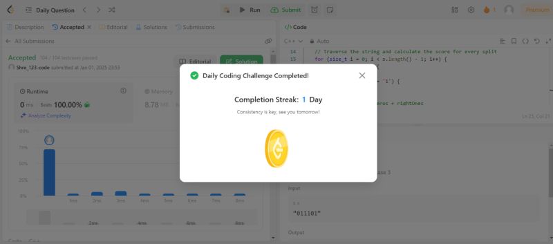 Shreya Singh on LinkedIn: #newyear2025 #leetcode #codingjourney # ... Shreya Singh on LinkedIn: #newyear2025 #leetcode #codingjourney # ...
