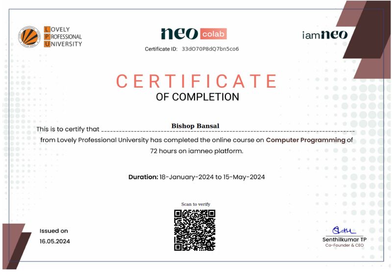 Bishop Bansal on LinkedIn: #coding #programming #continuouslearning # ... Bishop Bansal on LinkedIn: #coding #programming #continuouslearning # ...