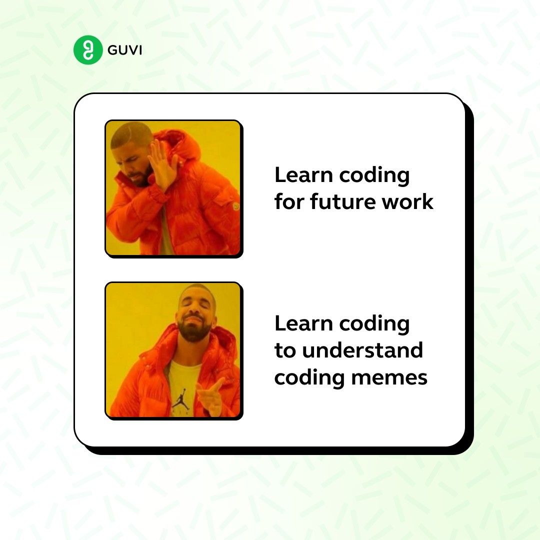 #coding #codinglife #codingmemes #tech #funnymemes #codingskills | GUVI ... #coding #codinglife #codingmemes #tech #funnymemes #codingskills | GUVI ...