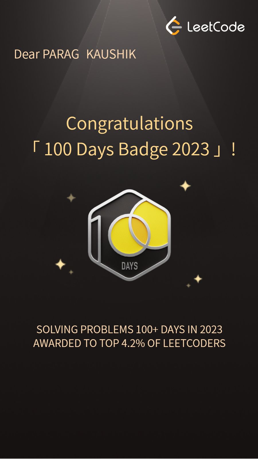 Parag Kaushik on LinkedIn: #leetcode #codingjourney #100daysofcode # ... Parag Kaushik on LinkedIn: #leetcode #codingjourney #100daysofcode # ...