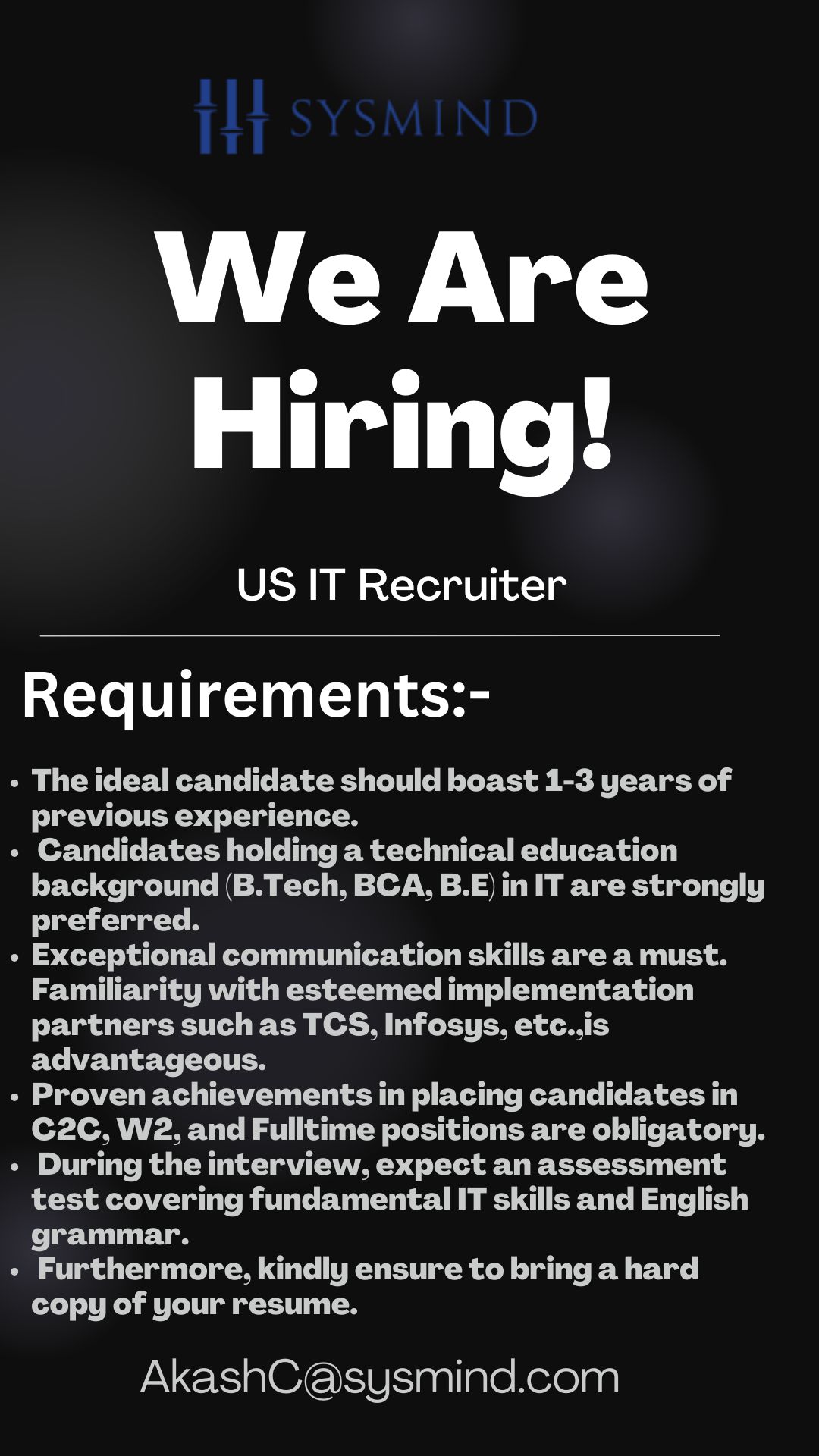 Akash Chaudhary on LinkedIn: #usitstaffing #technicalrecruiter # ... Akash Chaudhary on LinkedIn: #usitstaffing #technicalrecruiter # ...