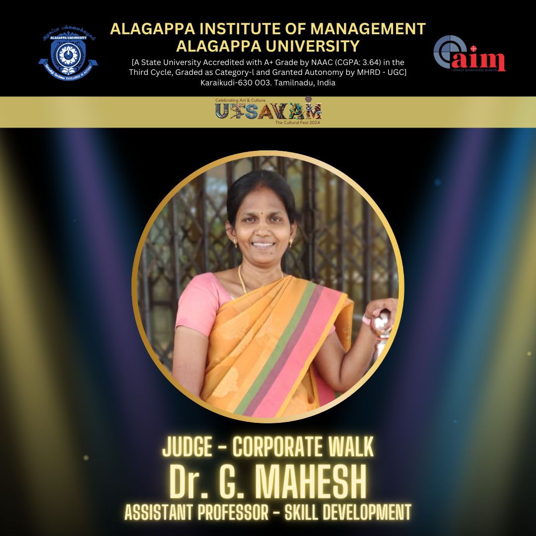 Utsavam Utsavam on LinkedIn: Assistant Professor Dr. G. Mahesh brings a ... Utsavam Utsavam on LinkedIn: Assistant Professor Dr. G. Mahesh brings a ...