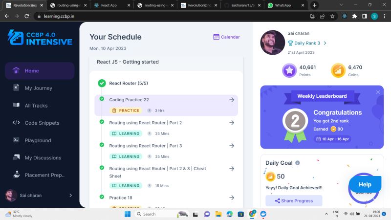 sai charan on LinkedIn: #ccbp #ccbpian #frontenddeveloper # ... sai charan on LinkedIn: #ccbp #ccbpian #frontenddeveloper # ...