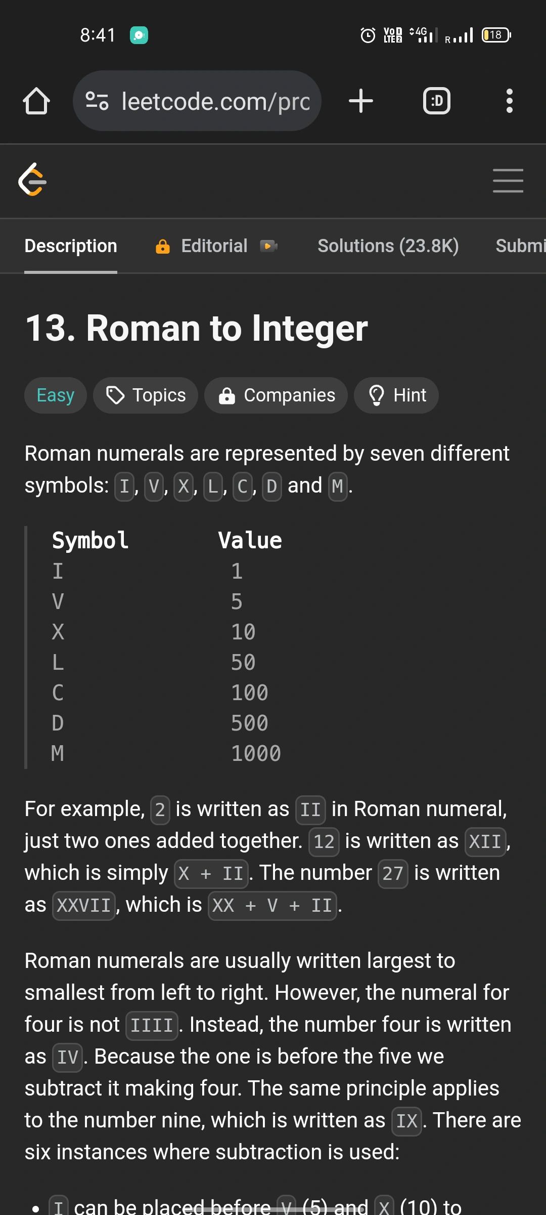 Anmol Sharma on LinkedIn: #codingchallenge #day11 #romantointeger #strings Anmol Sharma on LinkedIn: #codingchallenge #day11 #romantointeger #strings
