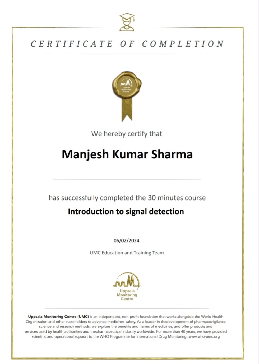 Manjesh Kumar Sharma on LinkedIn: Excited to share that I've earned my ... Manjesh Kumar Sharma on LinkedIn: Excited to share that I've earned my ...