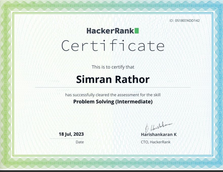 Simran Rathor on LinkedIn: #datastructures #algorithms # ... Simran Rathor on LinkedIn: #datastructures #algorithms # ...