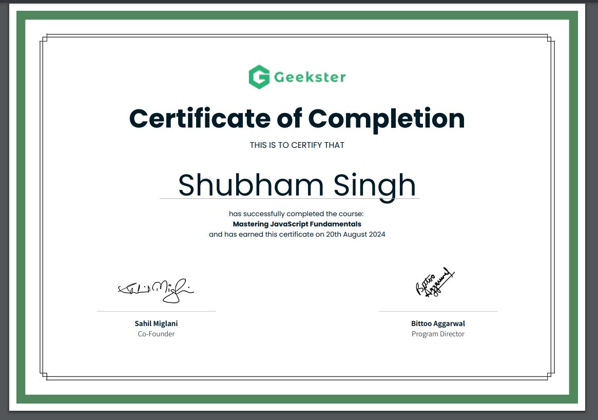 SHUBHAM SINGH on LinkedIn: #webdevelopment #javascript #html #css # ... SHUBHAM SINGH on LinkedIn: #webdevelopment #javascript #html #css # ...