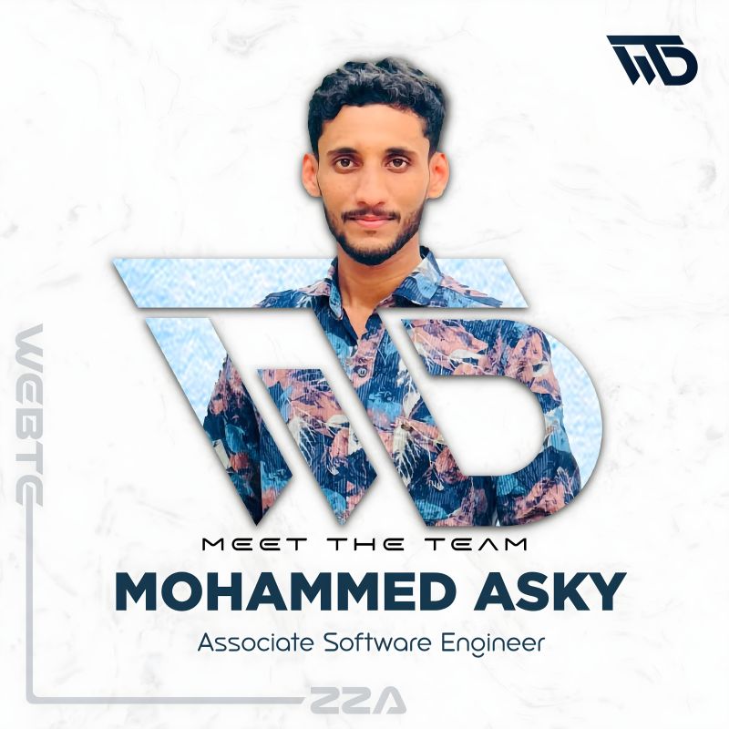 #webtezza #meettheteam #softwareengineer | Asky Mohammed | 10 comments #webtezza #meettheteam #softwareengineer | Asky Mohammed | 10 comments