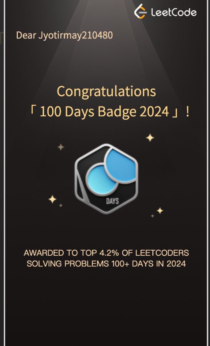 Jyotirmay Singh on LinkedIn: #leetcode #coding #100dayschallenge # ... Jyotirmay Singh on LinkedIn: #leetcode #coding #100dayschallenge # ...