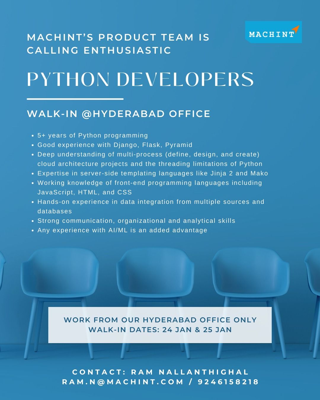 Ram Nallanthighal on LinkedIn: #pythondeveloper #pythonjobs #python # ... Ram Nallanthighal on LinkedIn: #pythondeveloper #pythonjobs #python # ...