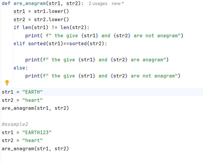 Shivakiran Kotur on LinkedIn: #programming #python #anagrams #codingfun ... Shivakiran Kotur on LinkedIn: #programming #python #anagrams #codingfun ...