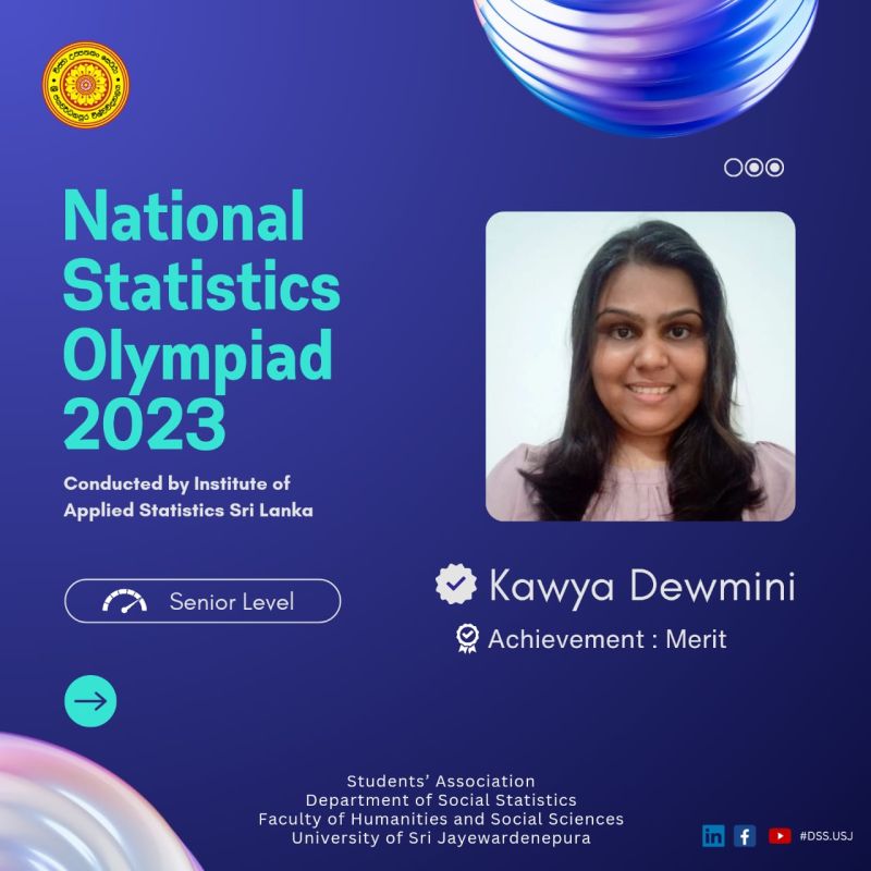 Department of Social Statistics - USJ on LinkedIn: #congratulations # ... Department of Social Statistics - USJ on LinkedIn: #congratulations # ...