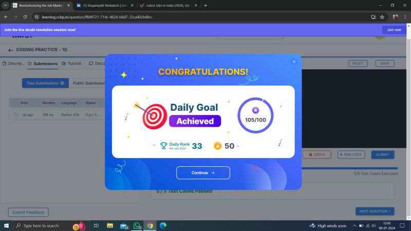 Singampalli Venkatesh on LinkedIn: #30daysofcode #ccbp #python Singampalli Venkatesh on LinkedIn: #30daysofcode #ccbp #python