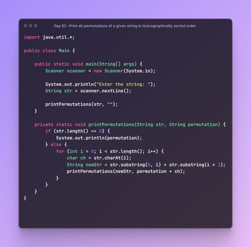 Indhumathi B on LinkedIn: #day62 #100daysofcodechallenge #java #coding ... Indhumathi B on LinkedIn: #day62 #100daysofcodechallenge #java #coding ...
