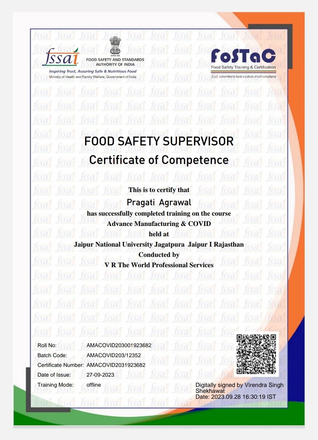 Pragati Agrawal on LinkedIn: #fostac Pragati Agrawal on LinkedIn: #fostac