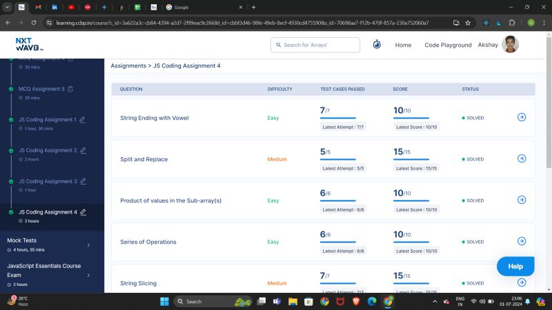 Uppari Akshay on LinkedIn: #50daysofcode #nxtwave #ccbp #day38 ... Uppari Akshay on LinkedIn: #50daysofcode #nxtwave #ccbp #day38 ...