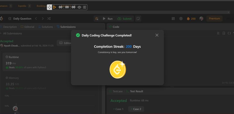 Ayush Chouksey on LinkedIn: #codingmilestone #leetcodechallenge # ... Ayush Chouksey on LinkedIn: #codingmilestone #leetcodechallenge # ...