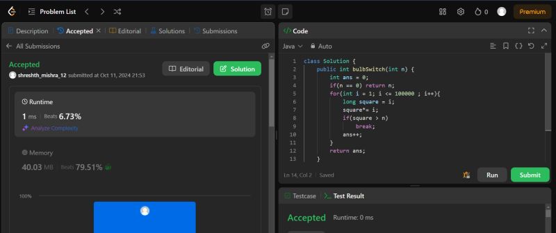 Shreshth Mishra on LinkedIn: #100daysofcode #java #dsa #leetcode # ... Shreshth Mishra on LinkedIn: #100daysofcode #java #dsa #leetcode # ...
