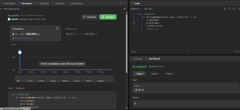 #leetcode #python #arrayproblems #codingchallenge #problemsolving #day1 ... #leetcode #python #arrayproblems #codingchallenge #problemsolving #day1 ...