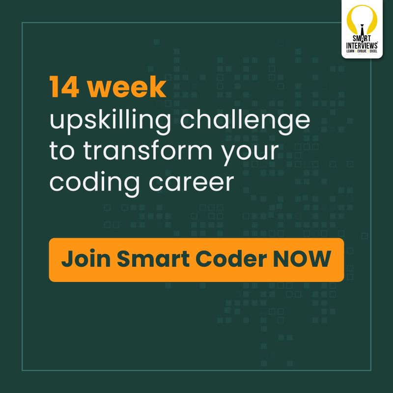 Koushik Bhargava on LinkedIn: #smartcoder #coding #smartinterviews Koushik Bhargava on LinkedIn: #smartcoder #coding #smartinterviews
