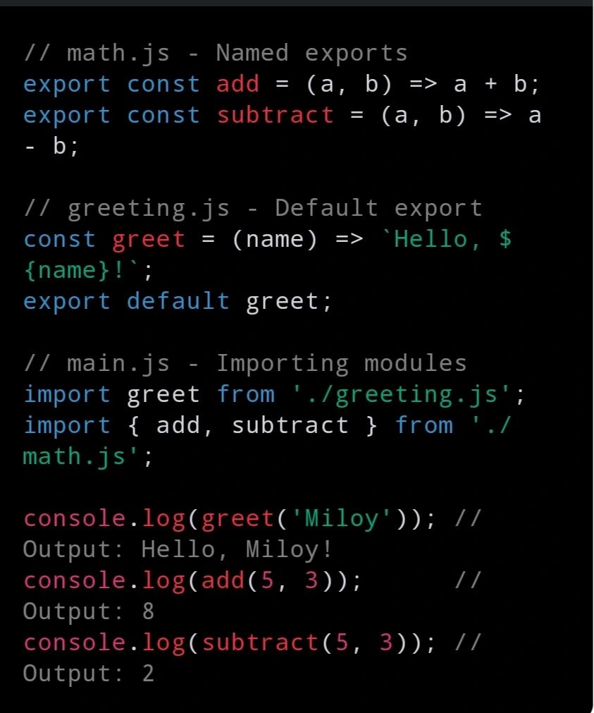 Nosib Aktar Miloy on LinkedIn: #javascript #esm #webdevelopment # ... Nosib Aktar Miloy on LinkedIn: #javascript #esm #webdevelopment # ...