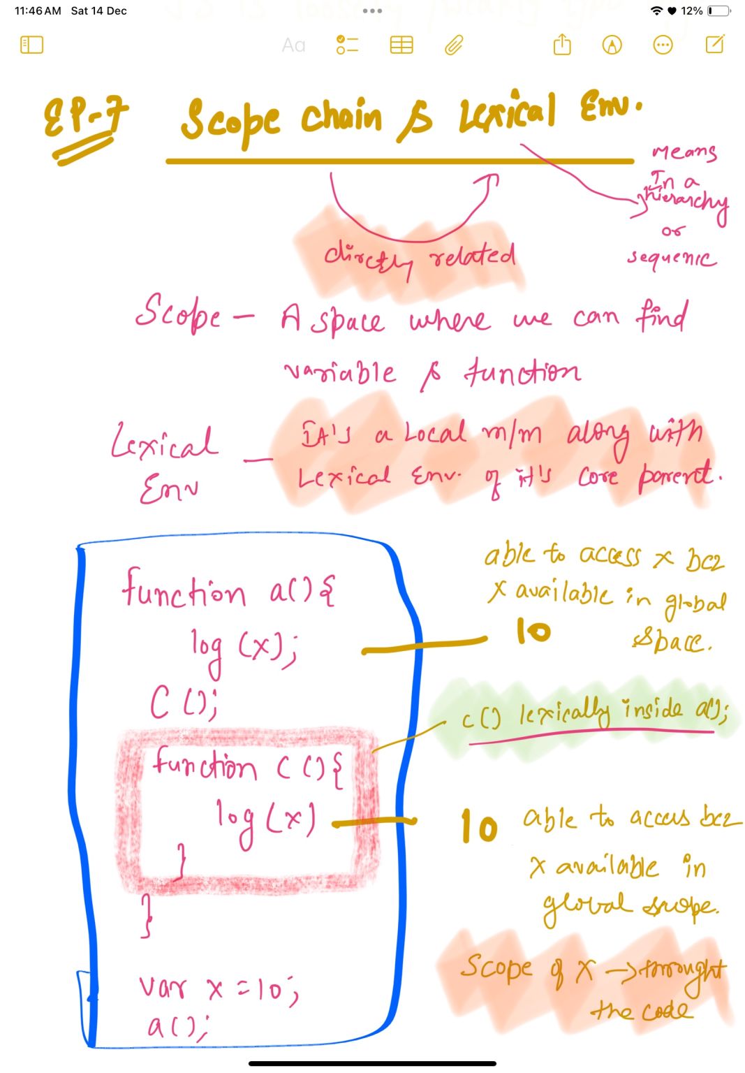 #javascript #coding #webdevelopment #scopechain #lexicalenvironment #js ... #javascript #coding #webdevelopment #scopechain #lexicalenvironment #js ...
