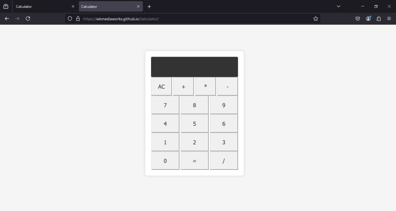 Built a fully functional calculator using HTML, CSS, and JavaScript ... Built a fully functional calculator using HTML, CSS, and JavaScript ...
