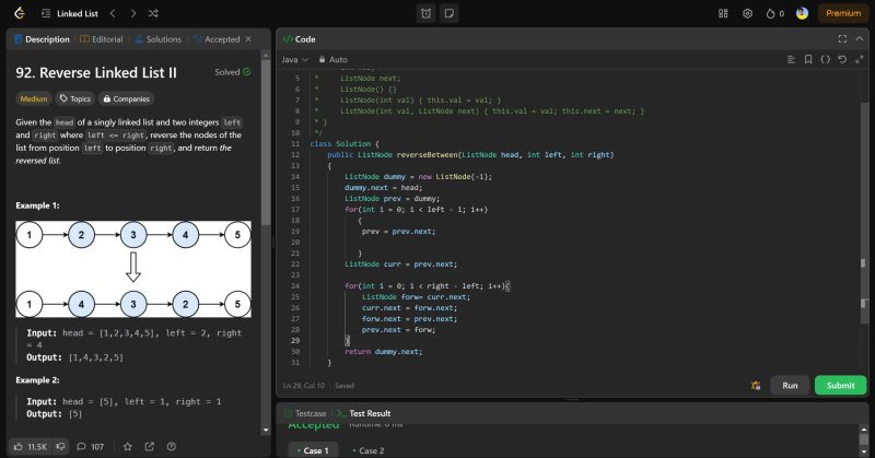 Ankit Kumar on LinkedIn: #day54 #100daycodingchallenge #dsa #java #leetcode Ankit Kumar on LinkedIn: #day54 #100daycodingchallenge #dsa #java #leetcode