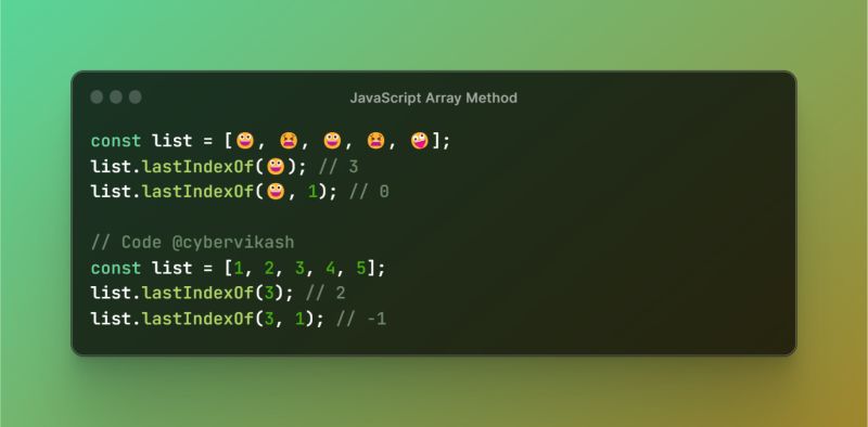 Vikash Sharma on LinkedIn: #javascriptarray #arraymethods # ... Vikash Sharma on LinkedIn: #javascriptarray #arraymethods # ...